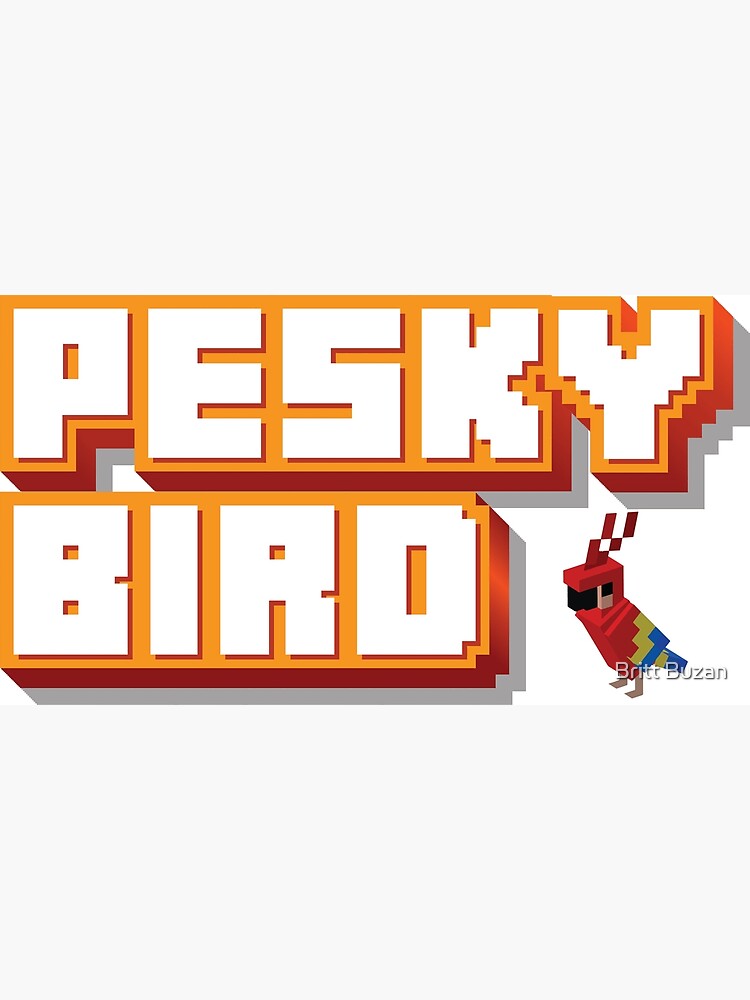 "Pesky Bird" Art Print by brittbuzan | Redbubble