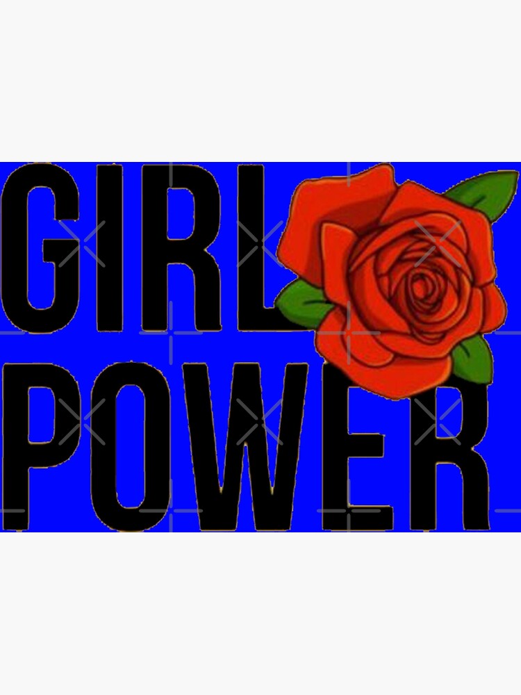 "Girl power - title of calligraphy lettering text quotes" Poster by ...