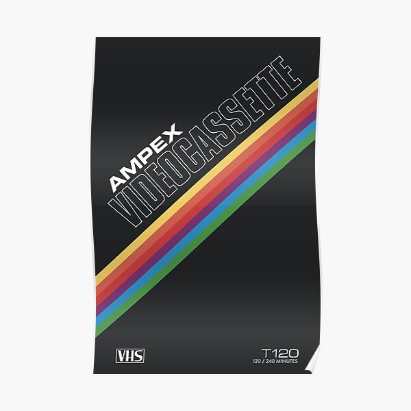 "AMPEX VHS COVER" Poster for Sale by throughthepines | Redbubble