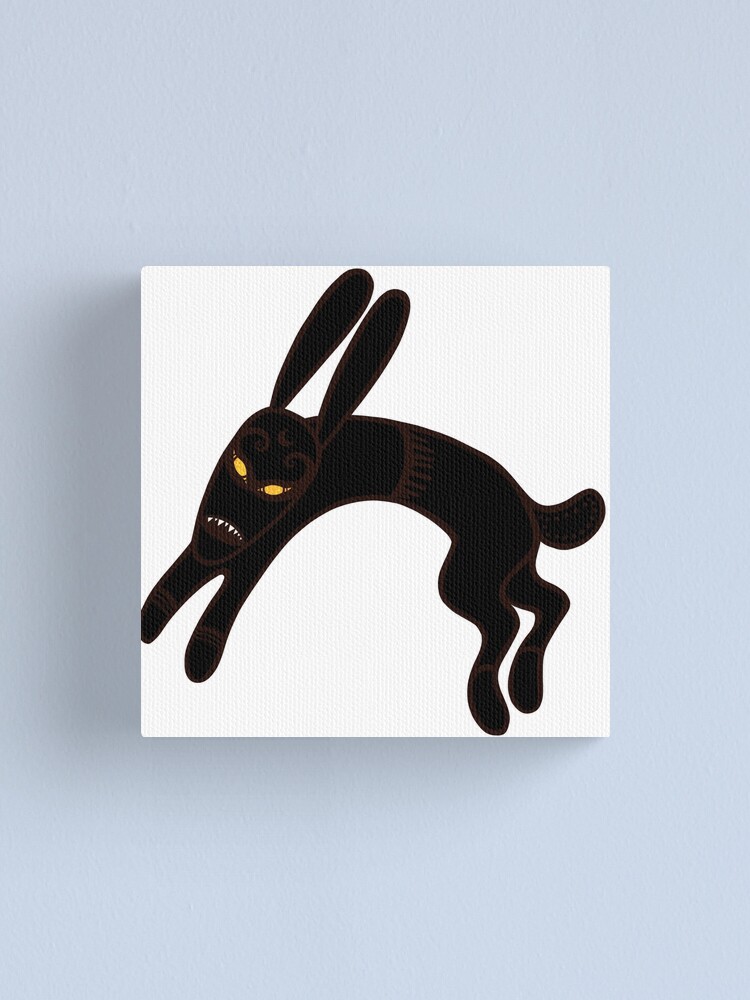 "Black Rabbit of Inle - Watership Down Fan Art" Canvas Print for Sale ...
