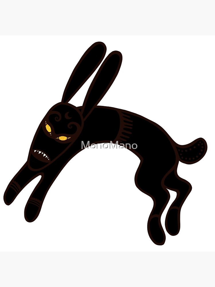 "Black Rabbit of Inle - Watership Down Fan Art" Art Print for Sale by ...