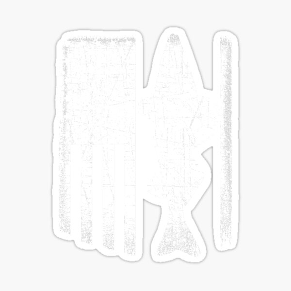 "Walleye Fishing American Flag American Flag Fisherman" Sticker by ...