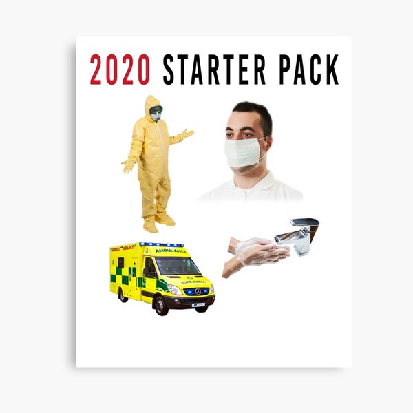 "2020 Starter Pack - Coronavirus" Canvas Print for Sale by Dankashire ...