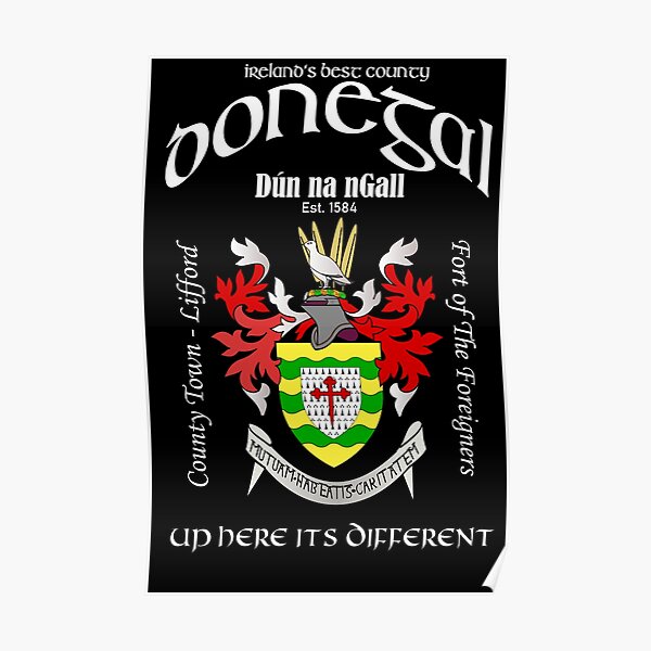 County Donegal Coat Of Arms Posters | Redbubble