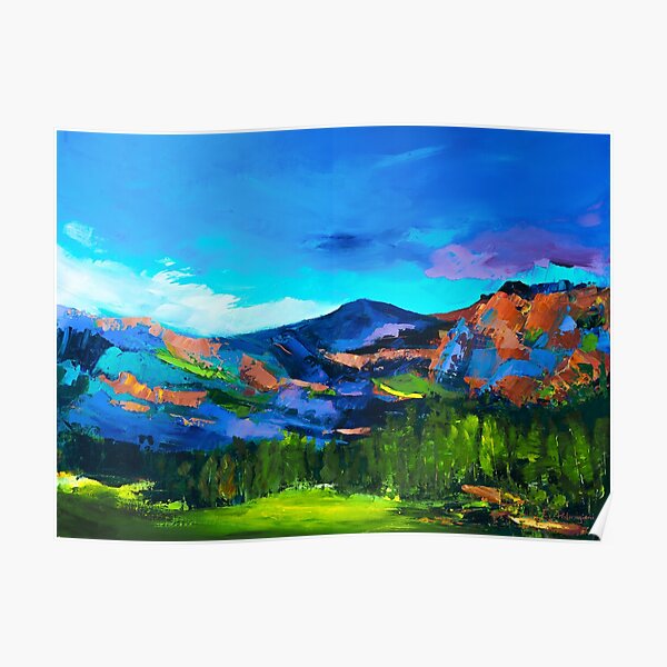 "Colorado Hills" Poster by eliserea | Redbubble