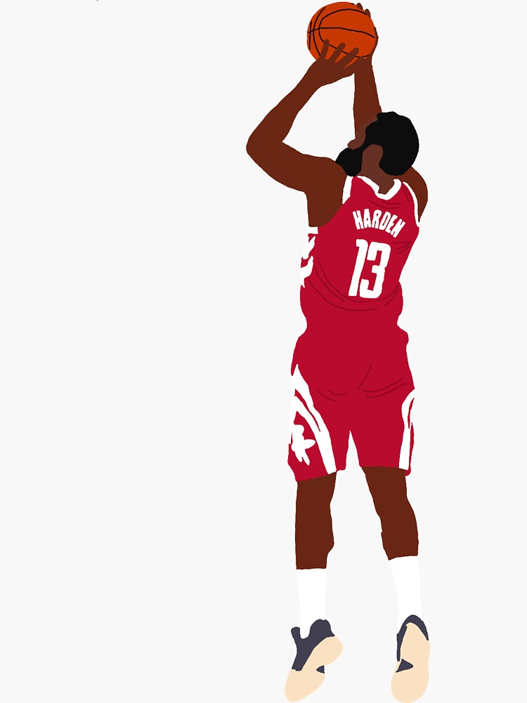 "James Harden " Sticker for Sale by athleteart20 | Redbubble