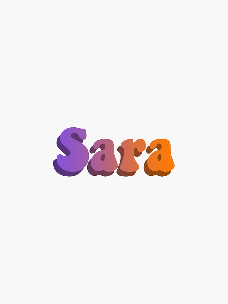 "Sara Logo" Sticker for Sale by lcorcoran0924 | Redbubble