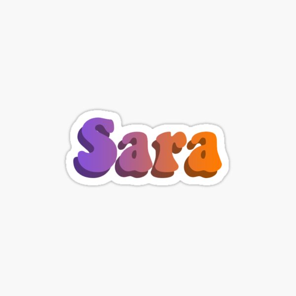 "Sara Logo" Sticker for Sale by lcorcoran0924 | Redbubble