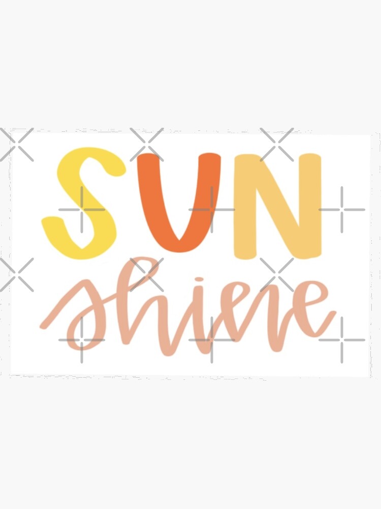 "sunshine sticker" Sticker by etashastickers | Redbubble