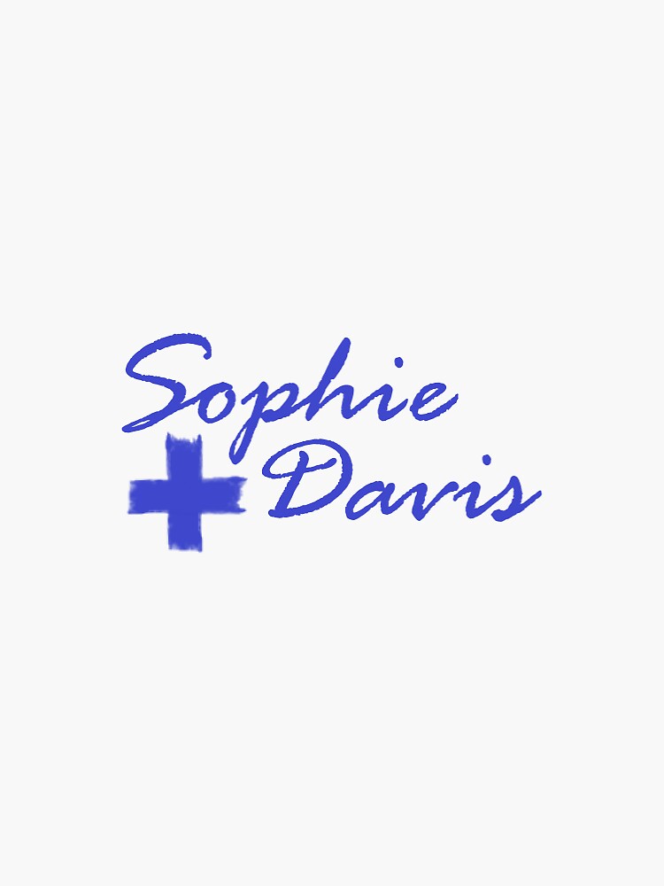 "Sophie Davis" Sticker for Sale by linerica6213 | Redbubble