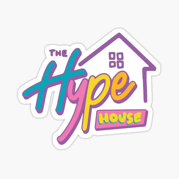 "Hype House" Sticker for Sale by abbyconnellyy | Redbubble