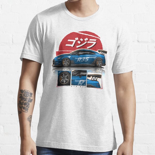 "Nissan GTR R35" T-shirt for Sale by HafizulMahput | Redbubble | nissan ...