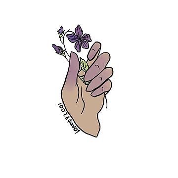 "Sappho - Violets" Sticker for Sale by whisperfade | Redbubble