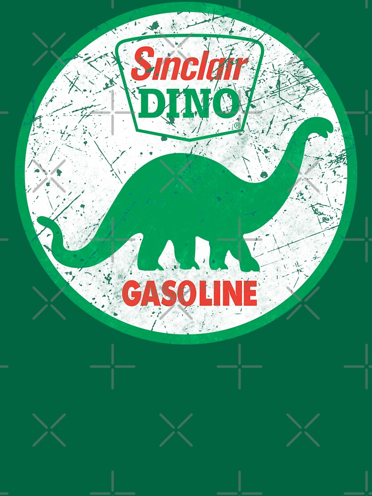 "Sinclair Gasoline Dino" Essential T-Shirt for Sale by quark | Redbubble
