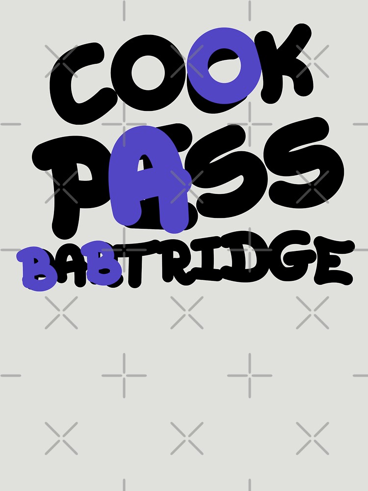 "Cook Pass Babtridge" T-shirt for Sale by McPod | Redbubble | alan ...