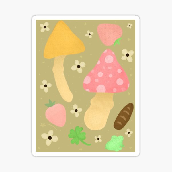 "COTTAGECORE COLLAGE" Sticker for Sale by baggedmilkart | Redbubble