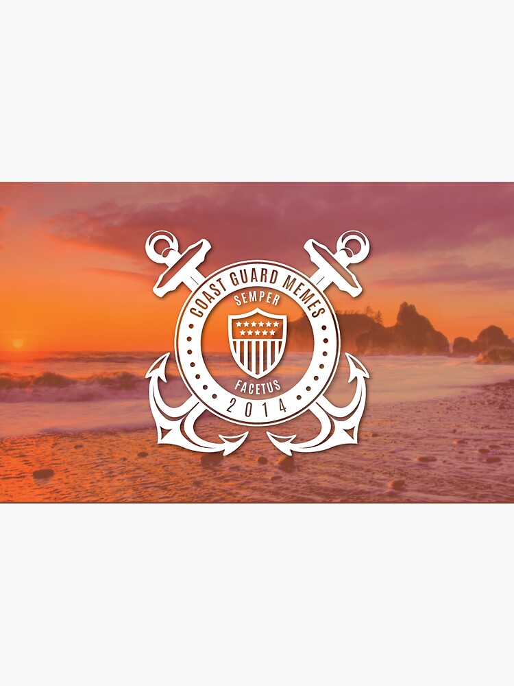 "Coast Guard Memes Logo" Sticker for Sale by CoastGuardMemes | Redbubble