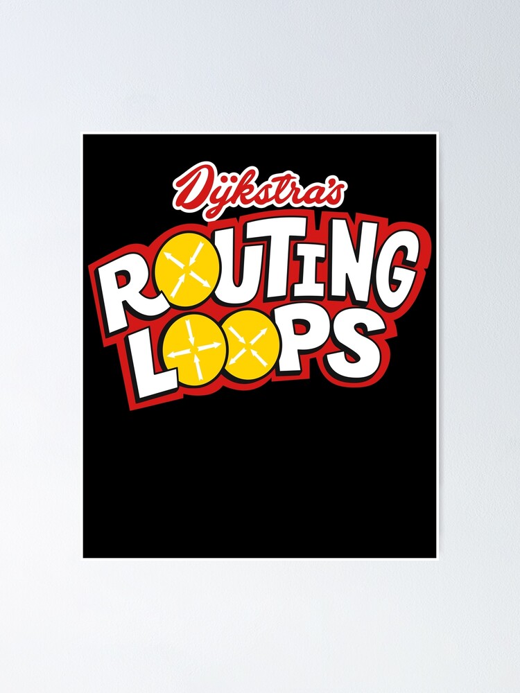 "ROUTING LOOPS" Poster by trendj24 | Redbubble
