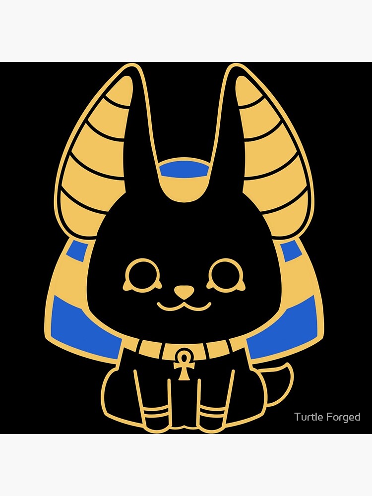 "Anubis Cute Chibi Kawaii Style" Postcard for Sale by TurtleForged ...