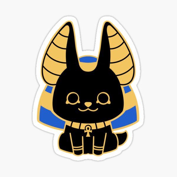 "Anubis Cute Chibi Kawaii Style" Sticker for Sale by TurtleForged ...