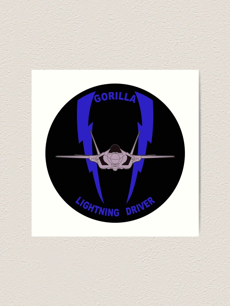 "58th Fighter Squadron USAF - F-35 Lightning II Patch" Art Print by ...