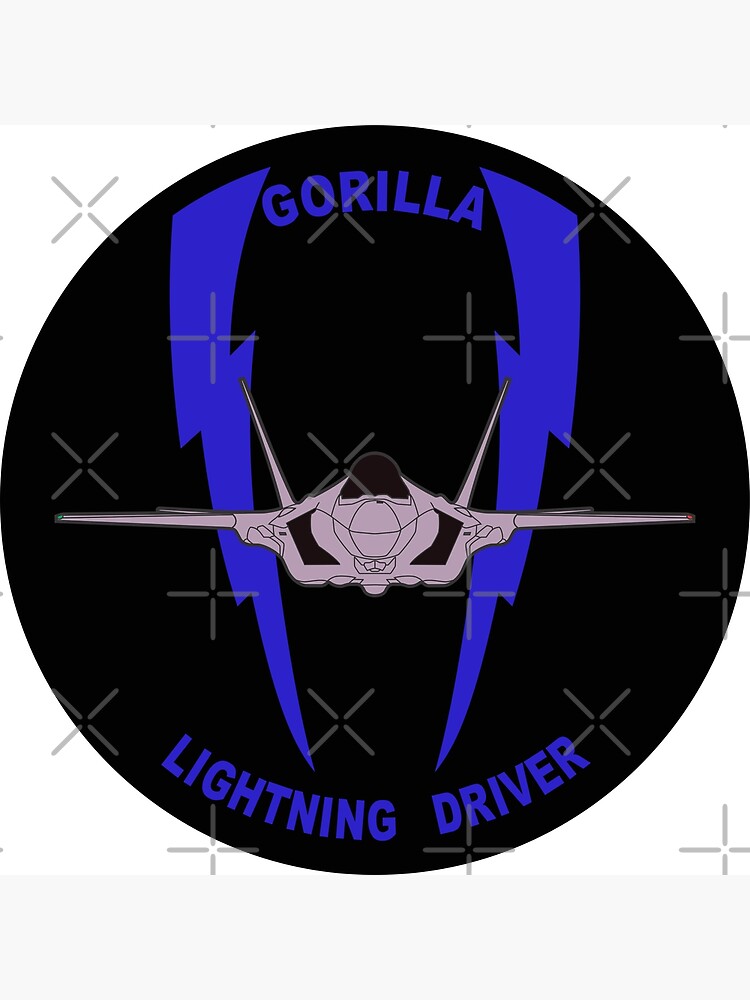 "58th Fighter Squadron USAF - F-35 Lightning II Patch" Art Print by ...