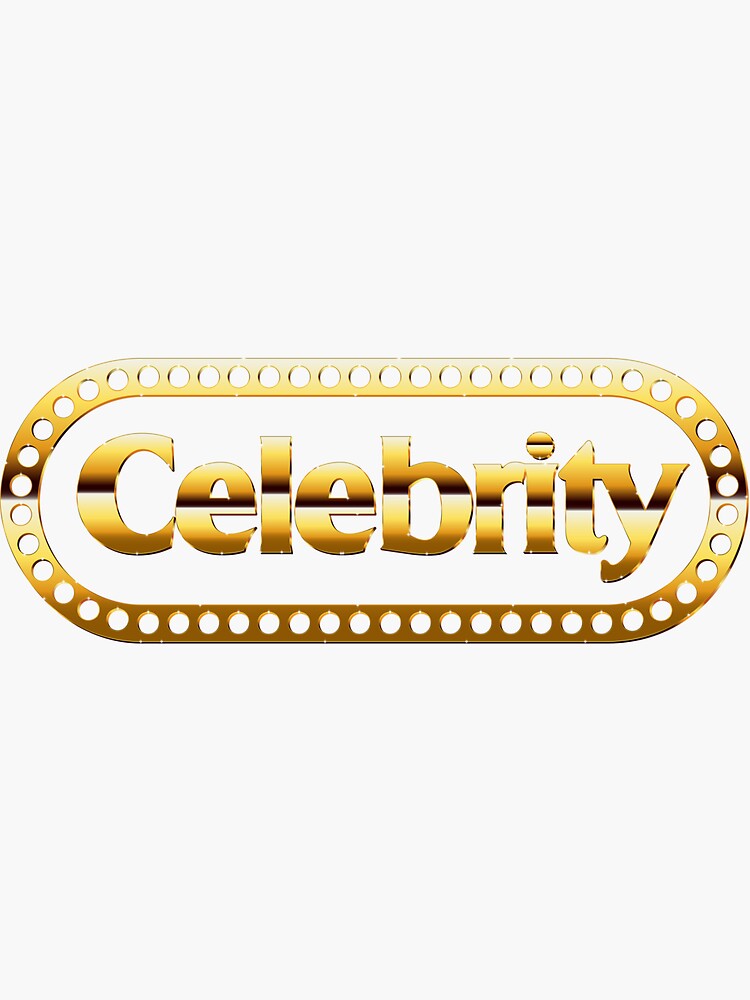 "Celebrity" Sticker for Sale by attractivedecoy | Redbubble