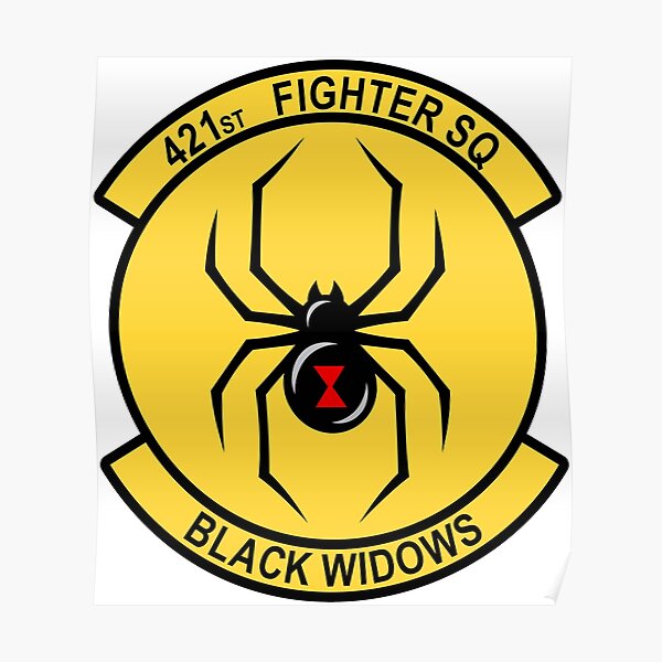 "421st Fighter Squadron USAF - F-35 Lightning II Patch" Poster by MBK13 ...