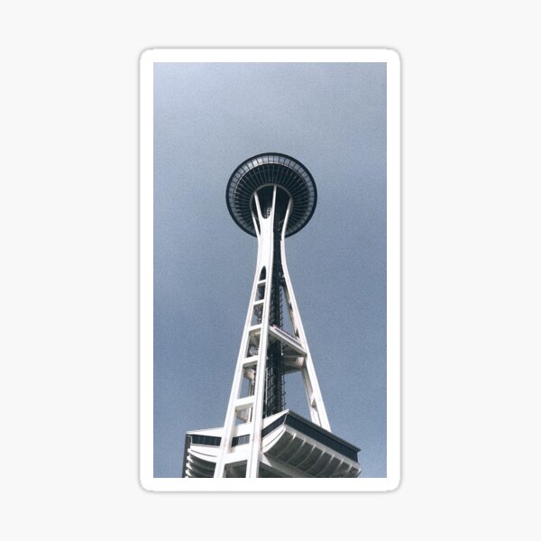 "seattle space needle" Sticker for Sale by marinaheng | Redbubble