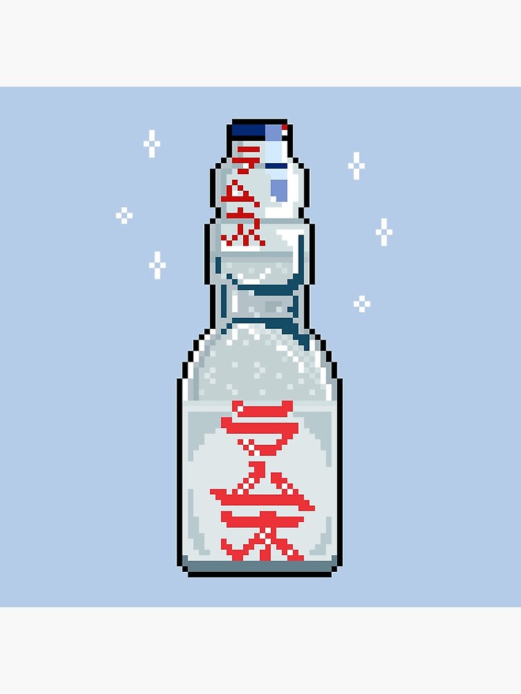 "Ramune Bottle Pixel Art" Art Print for Sale by Tokyo-designs | Redbubble