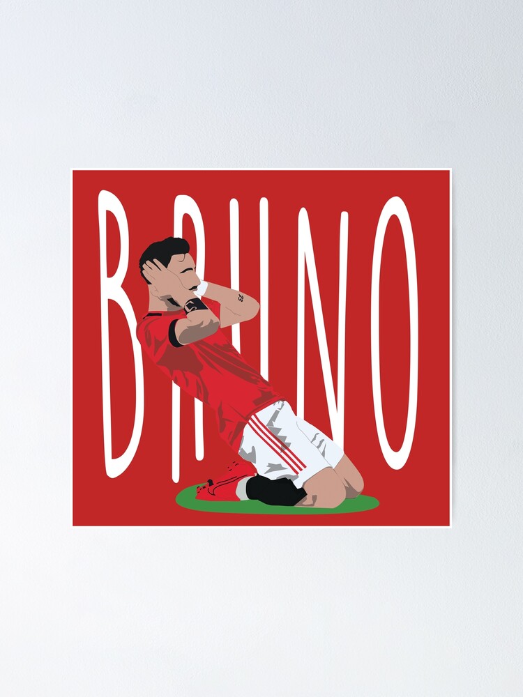 "Bruno Fernandes " Poster for Sale by Hevding | Redbubble