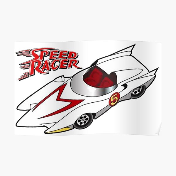 "THE MACH 5 RETRO" Poster for Sale by gadgetworld | Redbubble
