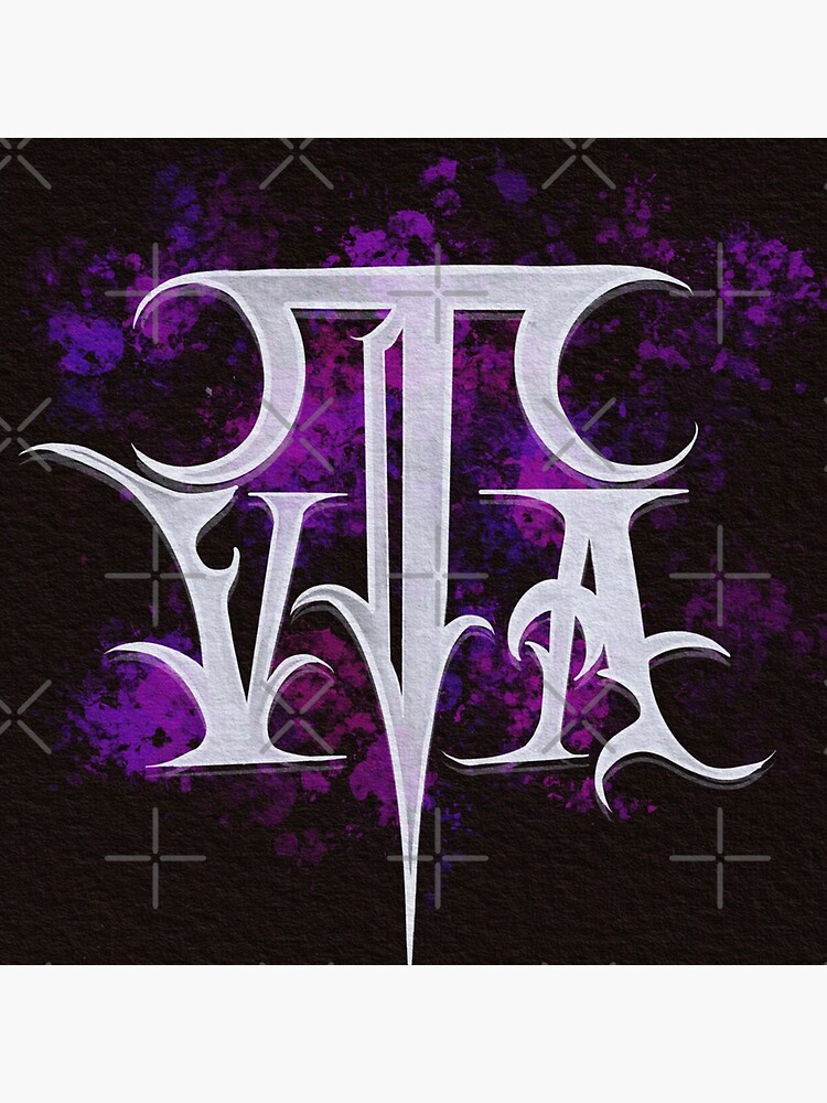 "Velvet Alley Splatter Logo" Art Print for Sale by Quinlin | Redbubble