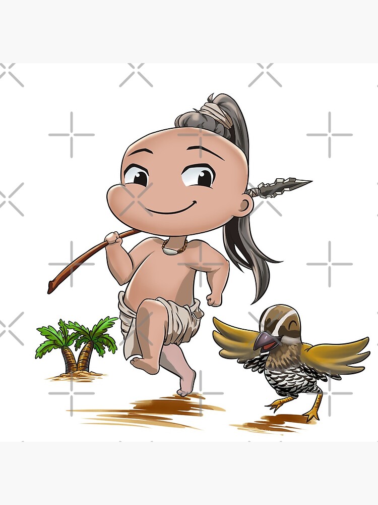 "Guam Baby Chief" Art Print for Sale by sanhilothreads | Redbubble