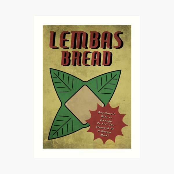 "Lembas Bread Advert" Art Print for Sale by emma95 | Redbubble