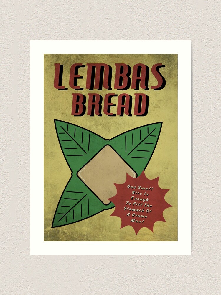 "Lembas Bread Advert" Art Print for Sale by emma95 | Redbubble