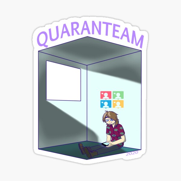 "QuaranTEAM" Sticker by oliviartistic | Redbubble