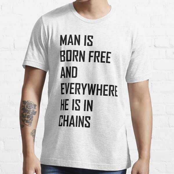 "Jean-Jacques Rousseau (1762)" T-shirt for Sale by GabeForsell ...