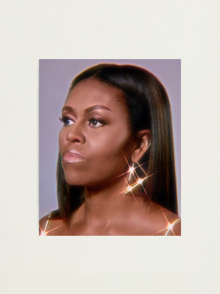 "michelle obama 90s version" Photographic Print by genxtings | Redbubble