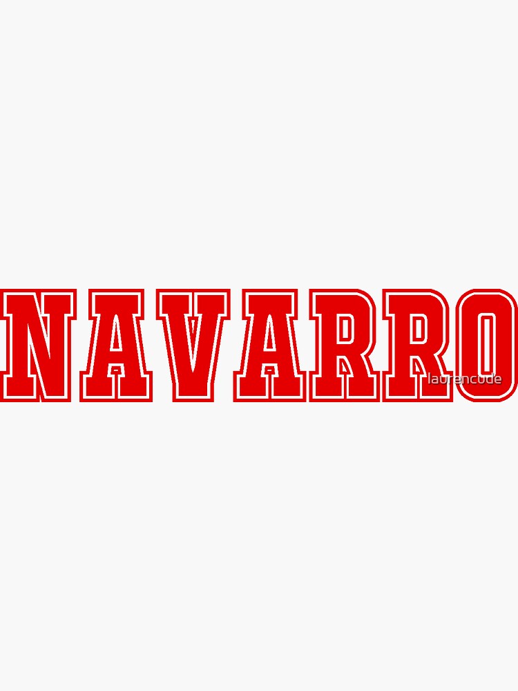 "Navarro Cheer Netflix Sticker" Sticker by laurencude | Redbubble
