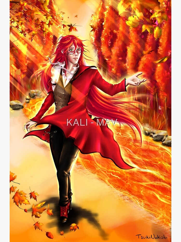 "Grell Sutcliff/Kuroshitsuji" Poster by TsukiNoKishi | Redbubble