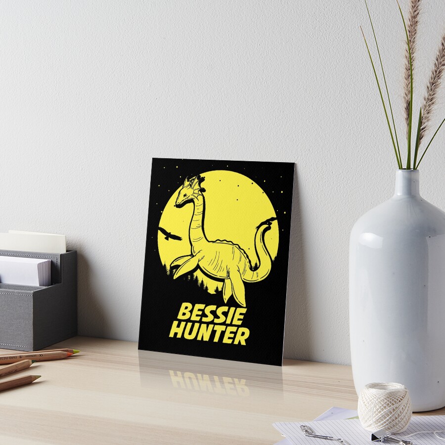 "Bessie Lake Erie Hunter Hide & Seek Champion Cryptid" Art Board Print ...