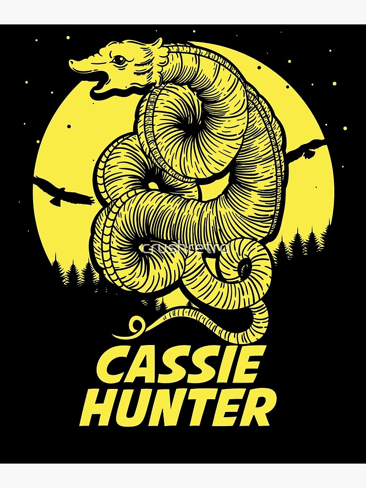 "Cassie Hunter Hide & Seek Champion Cryptid" Poster by crushretro | Redbubble