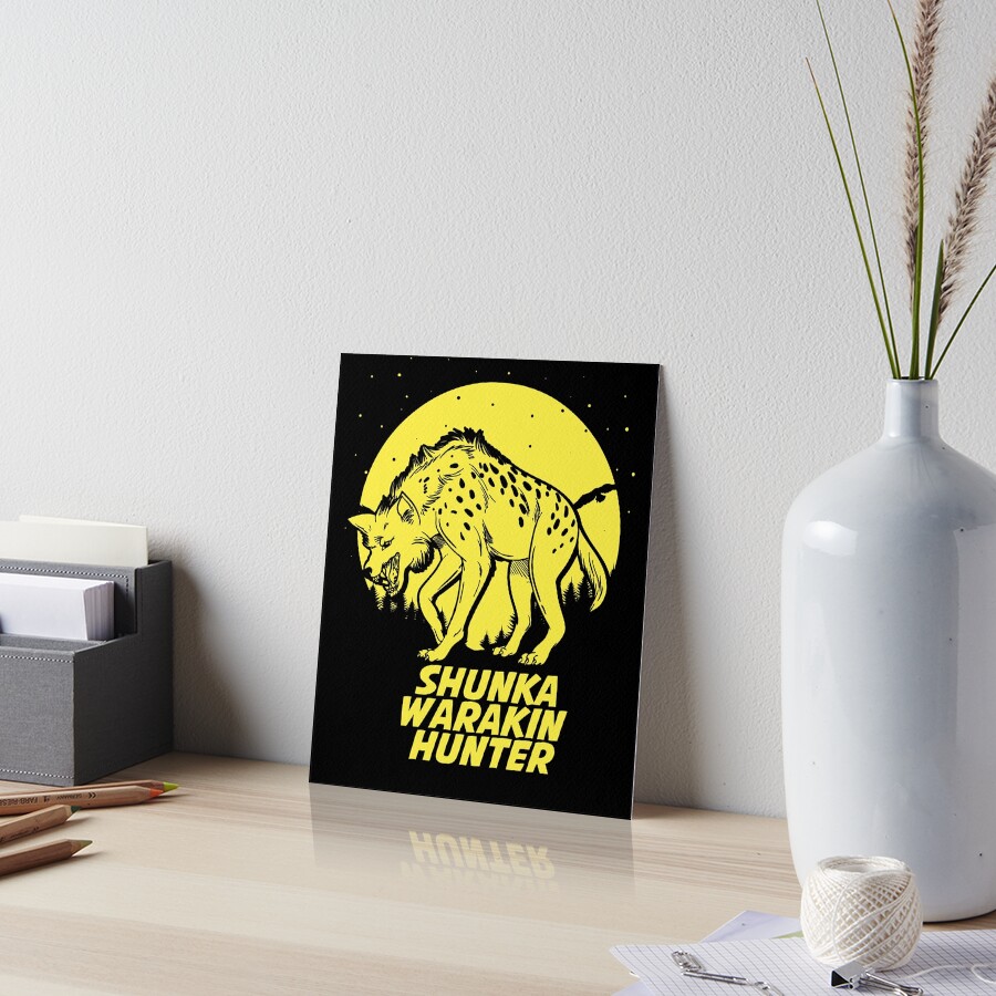 "Shunka Warakin Hunter Hide & Seek Champion Cryptid" Art Board Print by ...