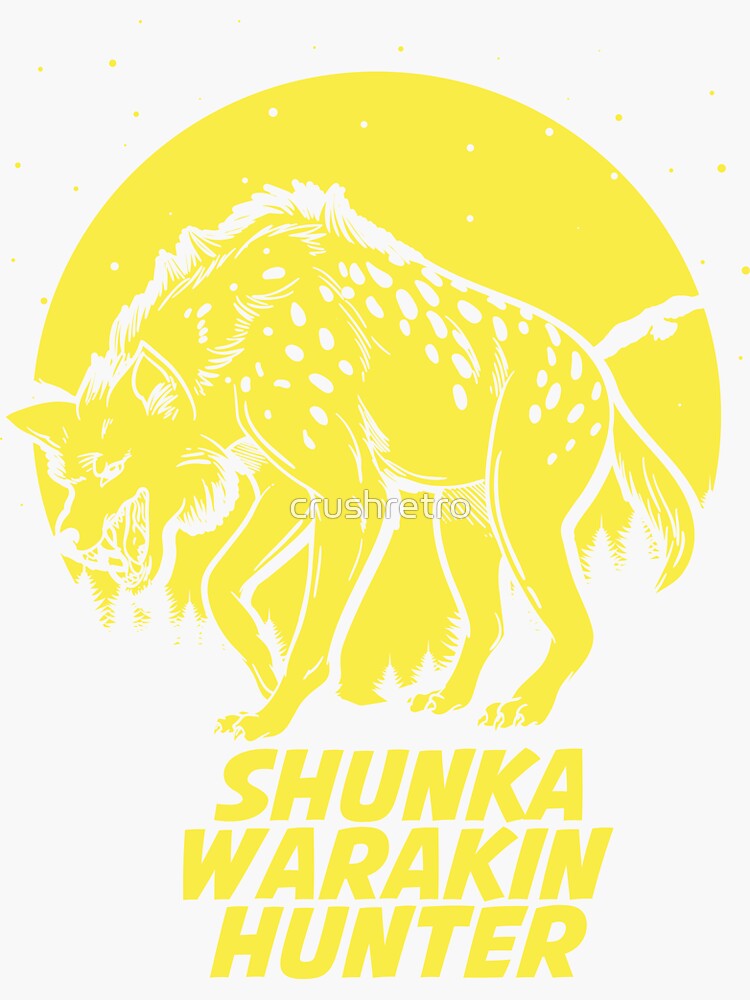 "Shunka Warakin Hunter Hide & Seek Champion Cryptid" Sticker for Sale ...