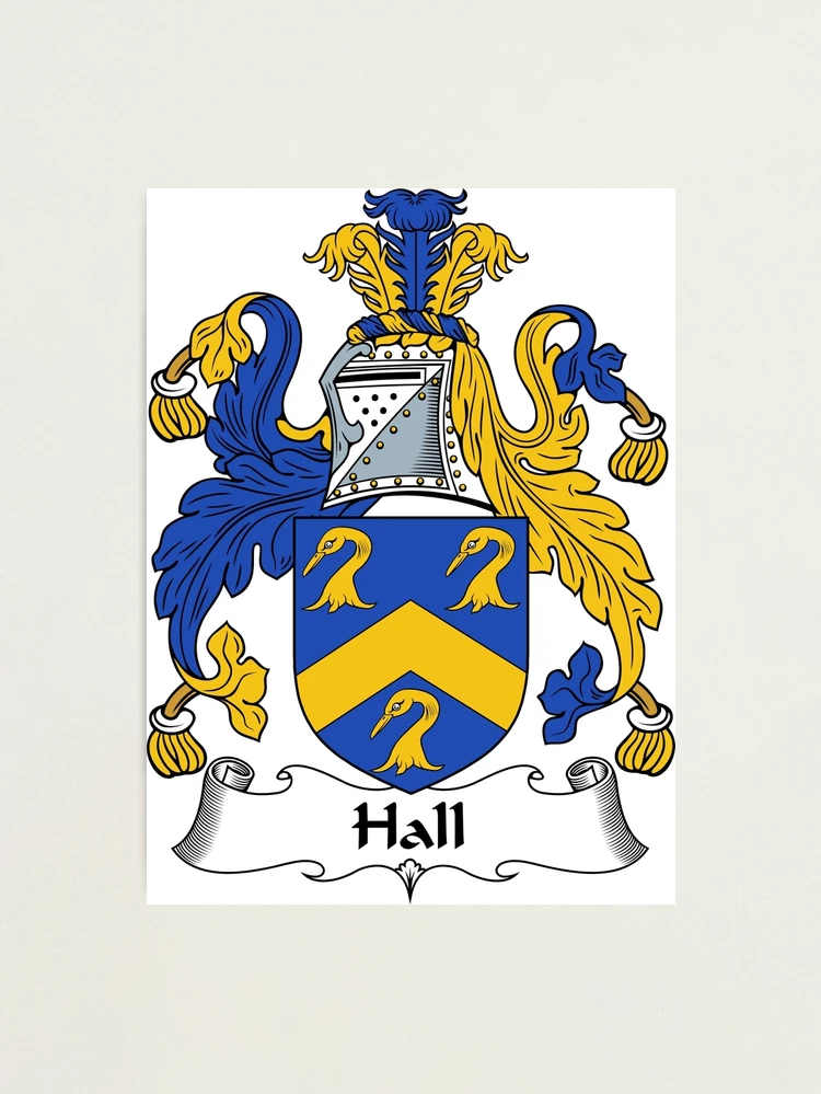 Hall Family Crest Tattoos Hall Coat Of Arms/Family Crest Postcard