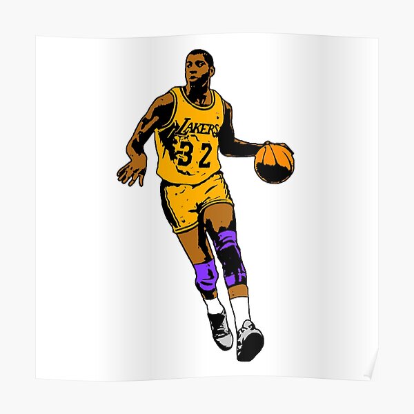Magic Johnson Posters | Redbubble