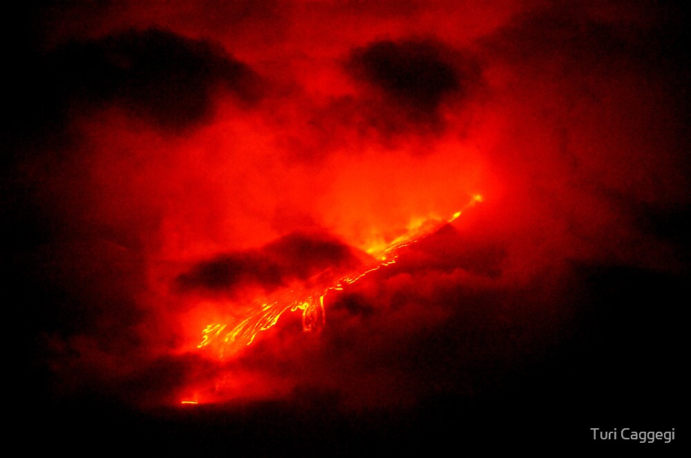 "Enceladus, the ghost of the volcano." by Turi Caggegi | Redbubble
