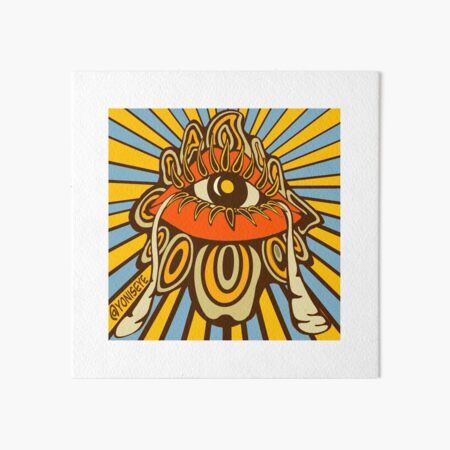 "Yoni Sunshine | Yonis Eye | Frisoli" Art Board Print by coloringskies ...