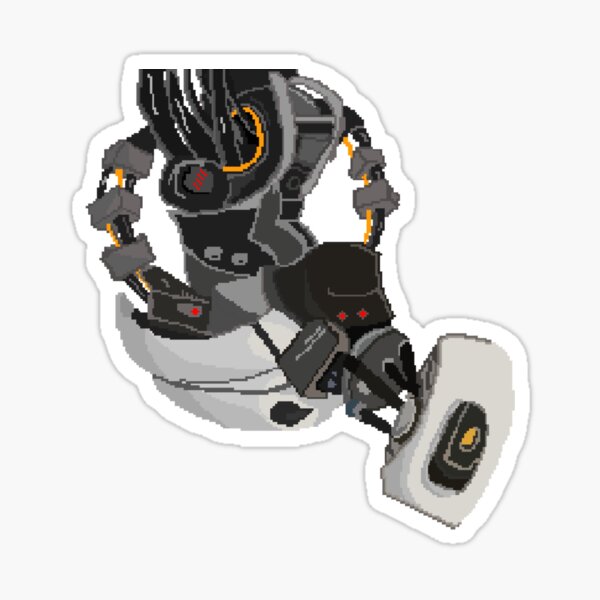 Portal 2 Glados Stickers | Redbubble